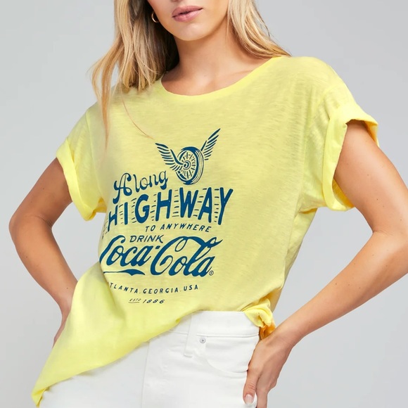 Wildfox | Tops | Wildfox Nwt Highway To Anywhere Manchester Tee Pale ...